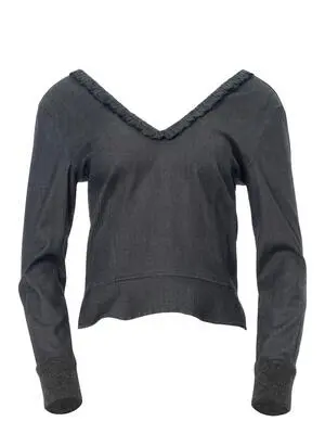 MARGOT VII Luz Blouse In Jeans - Blue