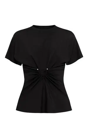 NISSA Short-sleeve Top - Black