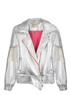 PALOMA LIRA Leather Jacket - Silver