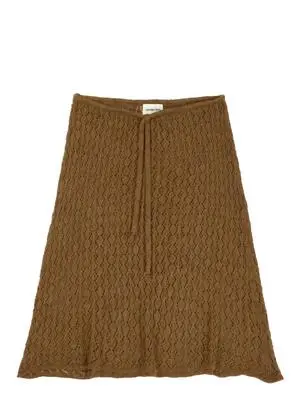 Carmen Says Exile Knit Midi Skirt - Green