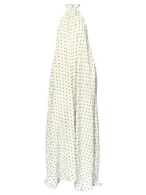 ALOMA STUDIO Volupté Maxi Dress Polka Dot - White
