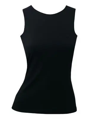 ME & THEE Muscle Back Top - Black