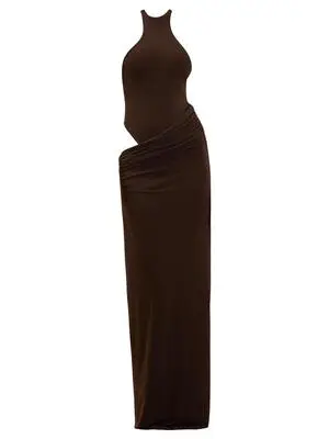 MARROMA Midnight Curve Dress - Brown