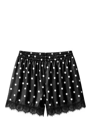 NOBLESSE OBLIGE Luna Shorts Polka Dot - Black