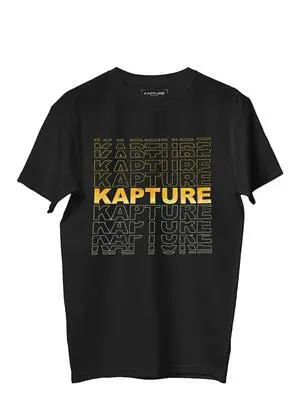KAPTURE Green Light Printed Tee - Black