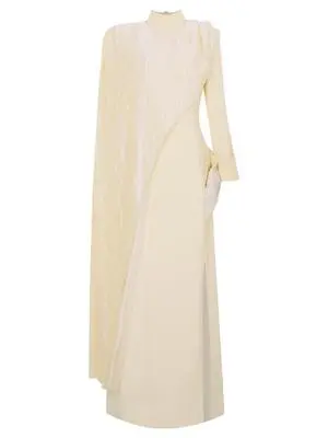 TUBA ERGIN Neutrals Evangelina Maxi Dress