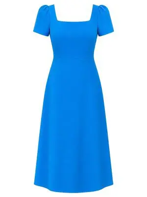 GIRL IN MIND Valentina Midi Dress - Blue