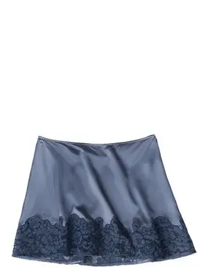 23RD AUGUST . Infatuated Silk Mini Skirt - Grey