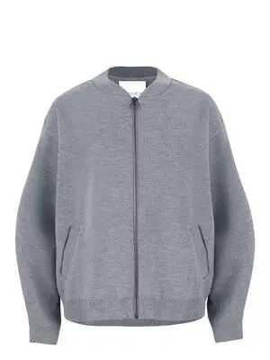 SALANIDA Onda 100% Merino Bomber Jacket Light - Grey