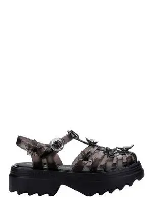 Melissa Possession Platform Sakura X Susan Fang Clear - Black