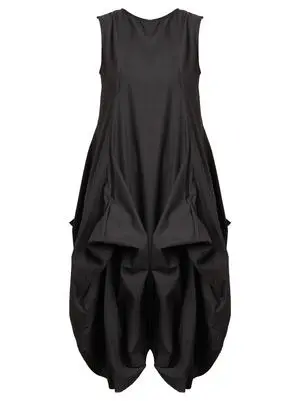 METAMORPHOZA Sleeveless Loose Dress - Black