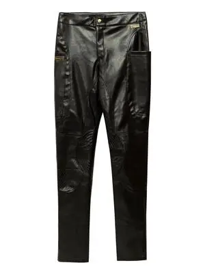 PALOMA LIRA Plastic Moto Pants - Black