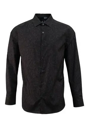 LORDS OF HARLECH Nigel Perugia Paisley Shirt - Black