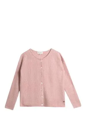 BEL CASHMERE Camille Cashmere Cardigan Jaspe - Pink