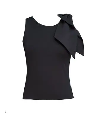 FROCK TALES Brook Top With Bow In Black