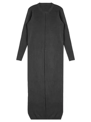 RAVE ON TREND Knitted Maxi Dress In Grey