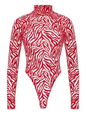 PERILLA Kylie Bodysuit Long - Red