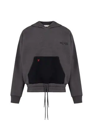 PCFG Your Itch Two Cord Hoody Asphalt - Grey