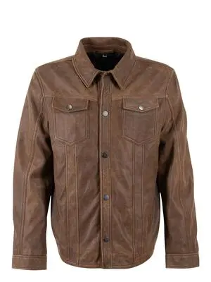 Mauritius Classic Leather Jacket Sedro - Brown