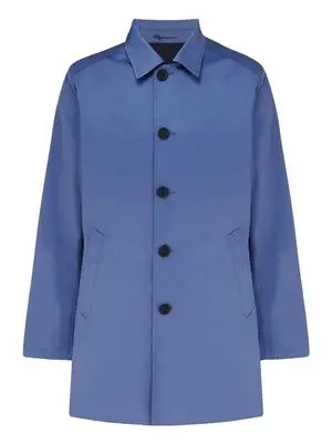 GUARDS LONDON Montague Reversible Raincoat Navy/denim - Blue