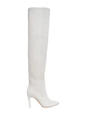 GINISSIMA Milana Long Boots Reversible Leather Grey