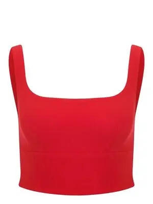 MAAN ISTANBUL Strap Side Zipper Bustier Coraline - Red