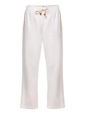 RAW POTENTIAL Teria Organic Cotton Trousers - White
