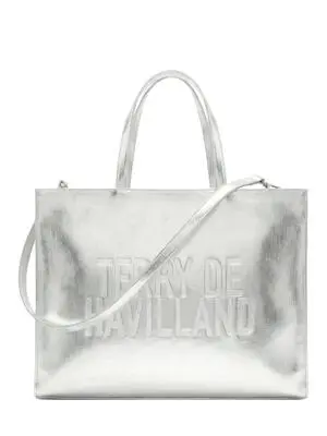 TERRY DE HAVILLAND Shopper Tote Bag - Silver