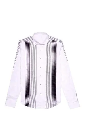 EIGHT X Black / White Relay Button Down Shirt - Black/white