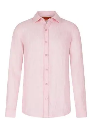MAISON TANGERINE ’s Linen Shirt Lychee Pink