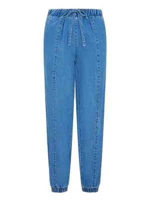 I AM DENIM Featherflex Baggy Jeans - Blue
