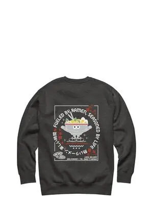 ANCHOR & CREW Organic Cotton Crewneck Sweatshirt - Black