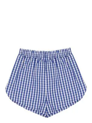 YORSTRULY Freedom Shorts Gingham Poplin - Blue
