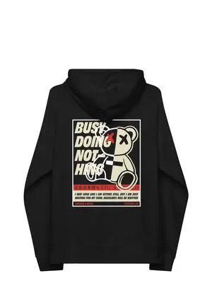 ANCHOR & CREW 04 Busy Doing Nothing' Organic Cotton Hoodie - Black