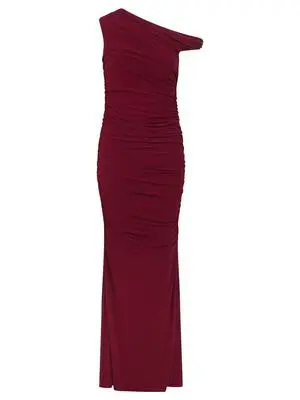 CELESTINE & MAE Dahlia Maxi Dress In Rumba - Red