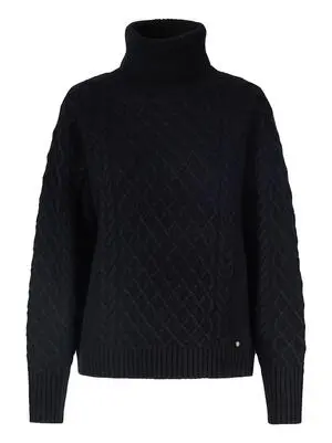 TIRILLM Celina Cable Knitted Pullover - Black