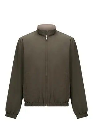 GUARDS LONDON Neutrals / Eldridge Reversible Lightweight Harrington Stone/khaki - Green