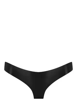 ELISSA POPPY Latex Brief - Black
