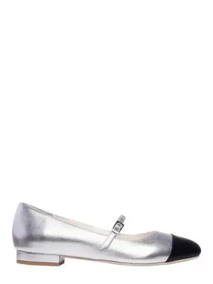 GINISSIMA Mimi Round Toe Mary-jane - Silver