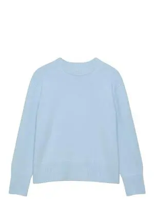 ZENZEE Cashmere Crewneck Sweater Ice - Blue