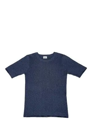 MABLI Tonnog Tee Denim Melange - Blue