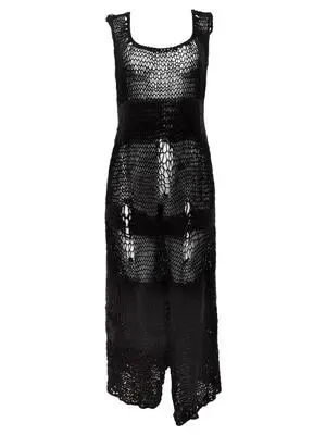PALOMA LIRA Hole Sweater Dress - Black