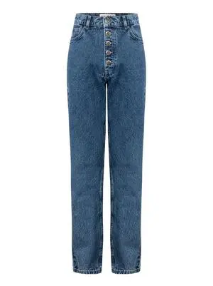 PCFG Your Itch Acid Wash Denim Pant - Blue