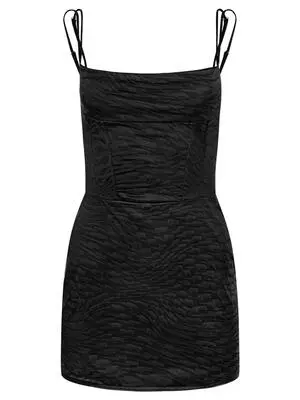 EKCENTRIK Slip Dress Luscious Excess - Black