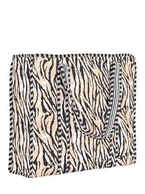 CYC Neutrals The Tiger Stripe Tote - Brown