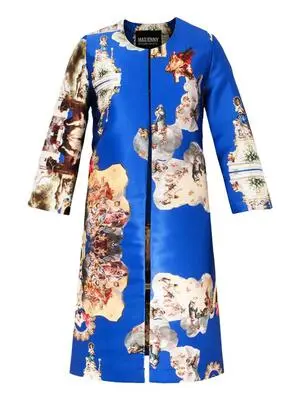 MAXJENNY Tailored Coat Sicily Royal - Blue
