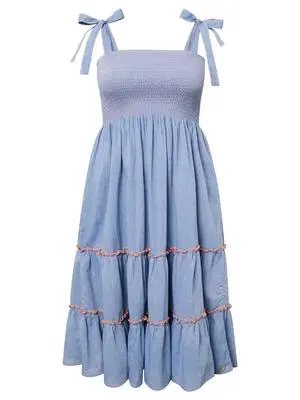 ZOEY Mina Dress Light Denim - Blue