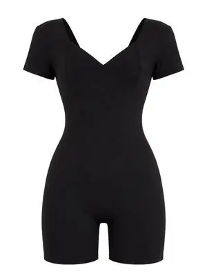 LOOM ARCHIVES Day Flow Open Back Unitard - Black