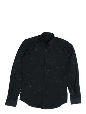 EIGHT X Traces Button Down Shirt - Black