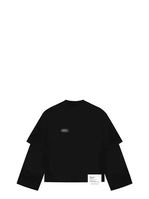 MYSIMPLICATED Untitled Dual Layered Sweater - Black